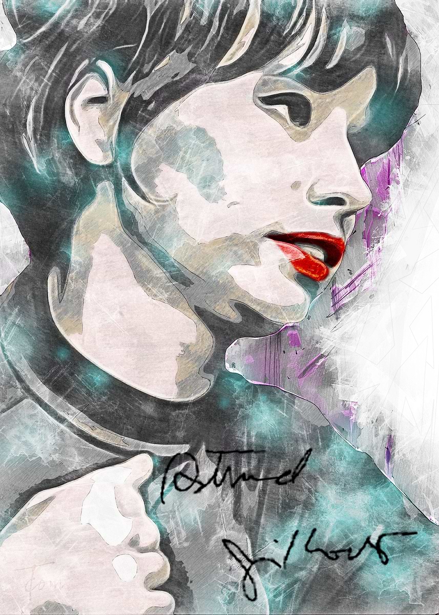 'Astrud Gilberto' Poster, picture, metal print, paint by Petra ...
