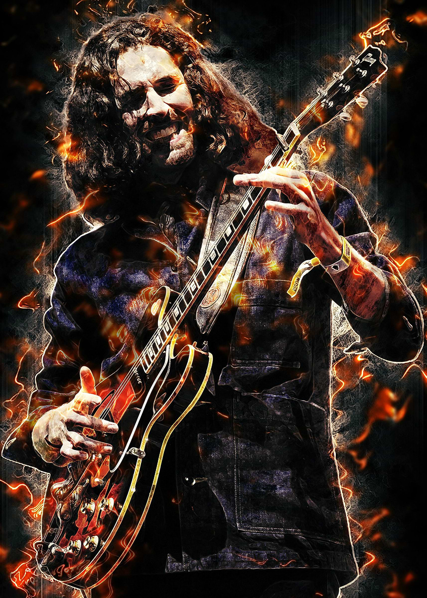 'Hozier' Poster, picture, metal print, paint by Hipolito Wendorf | Displate