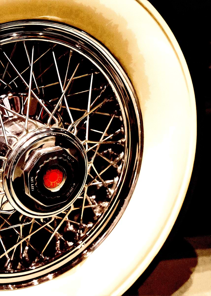 'retro rims' Poster, picture, metal print, paint by ReCreArtion | Displate