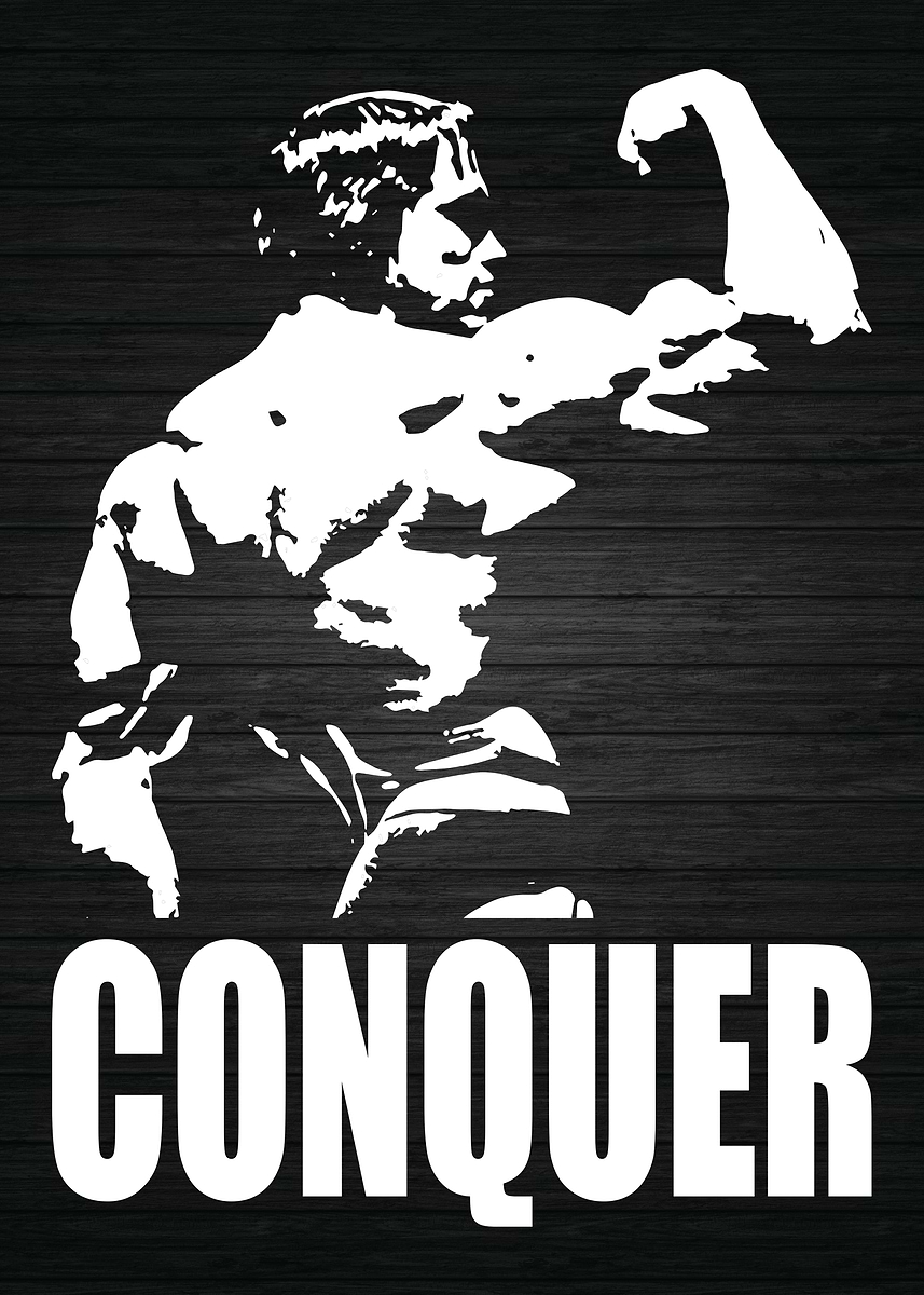'CONQUER' Poster, picture, metal print, paint by CHAN28 | Displate