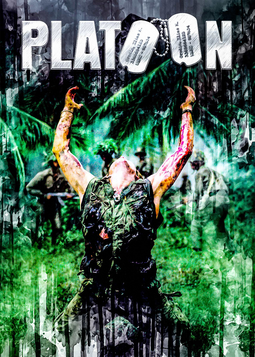 'Platoon 2' Poster, picture, metal print, paint by Jeffery Anabelle ...