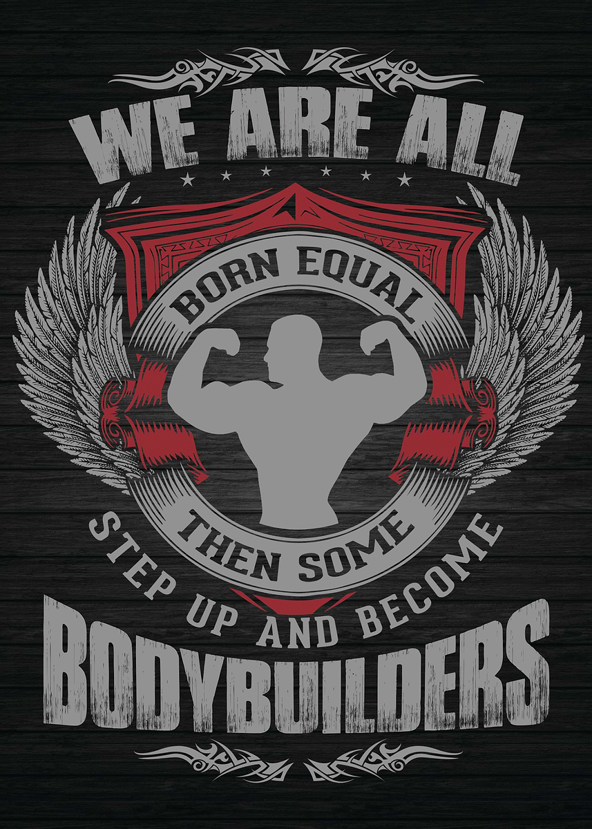 'Bodybuilding Motivation ' Poster, picture, metal print, paint by ...