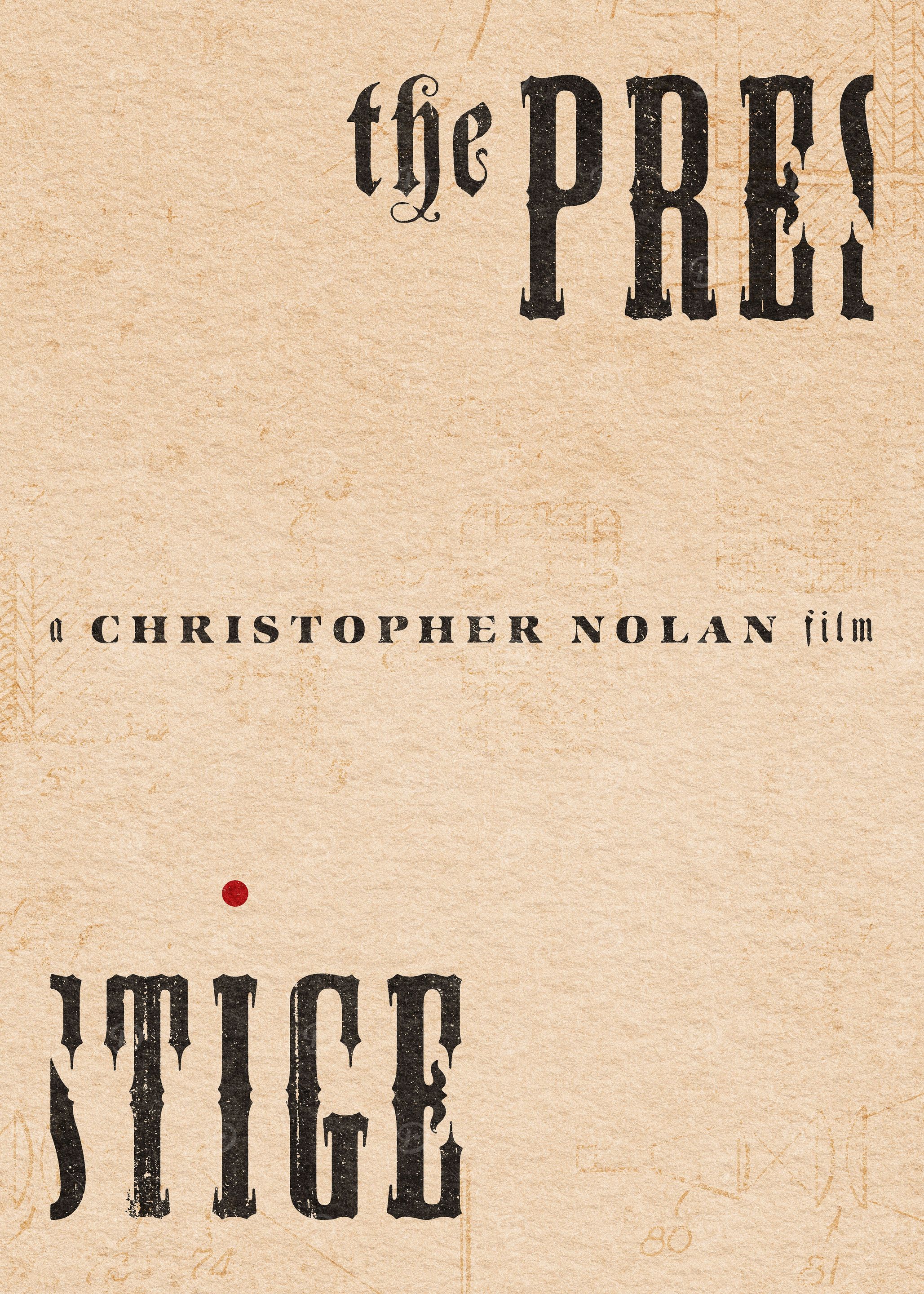 'The Prestige' Poster, picture, metal print, paint by Daniel Coulmann ...