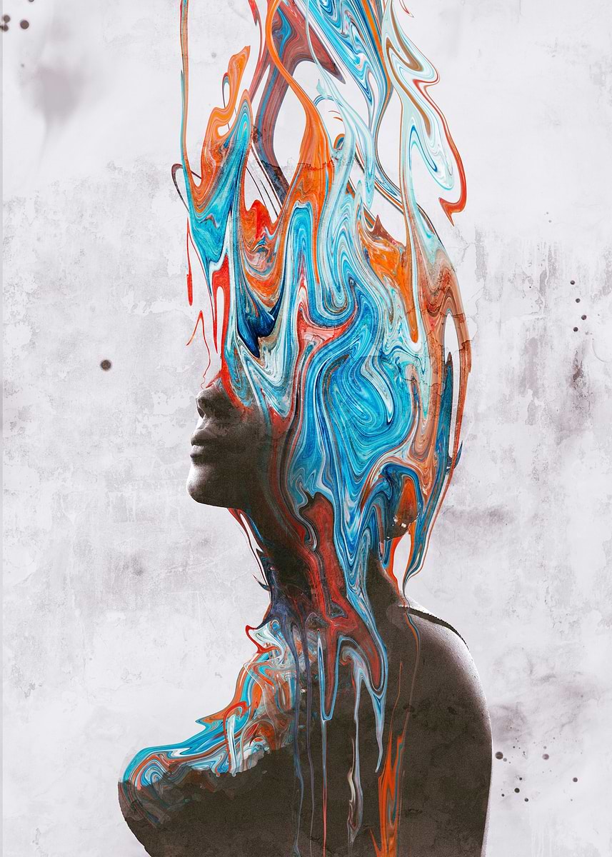 'Duende' Poster, picture, metal print, paint by Cerah Art | Displate