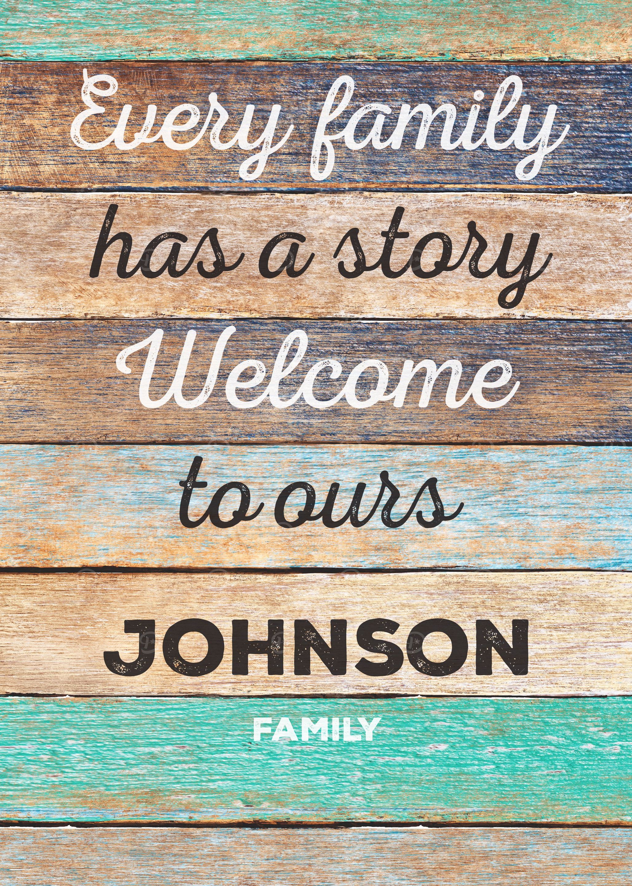 'Johnson Family Story' Poster, picture, metal print, paint by Go Fonix ...