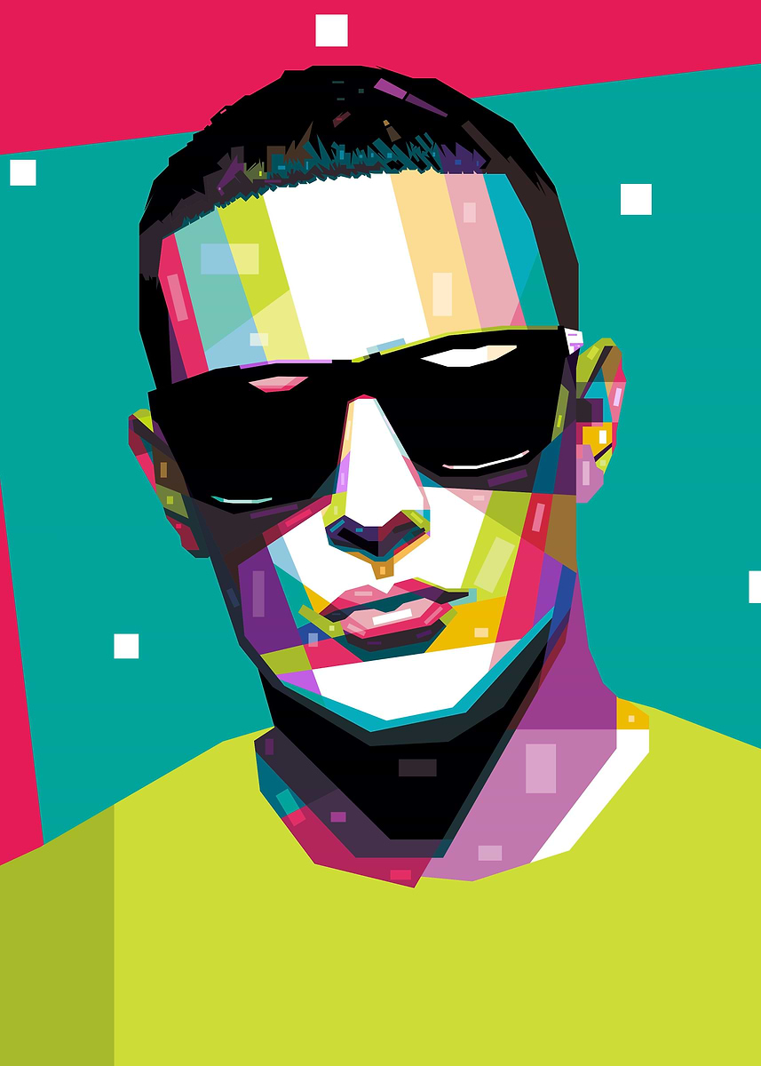 'DJ Snake' Poster, picture, metal print, paint by Burhandowski | Displate