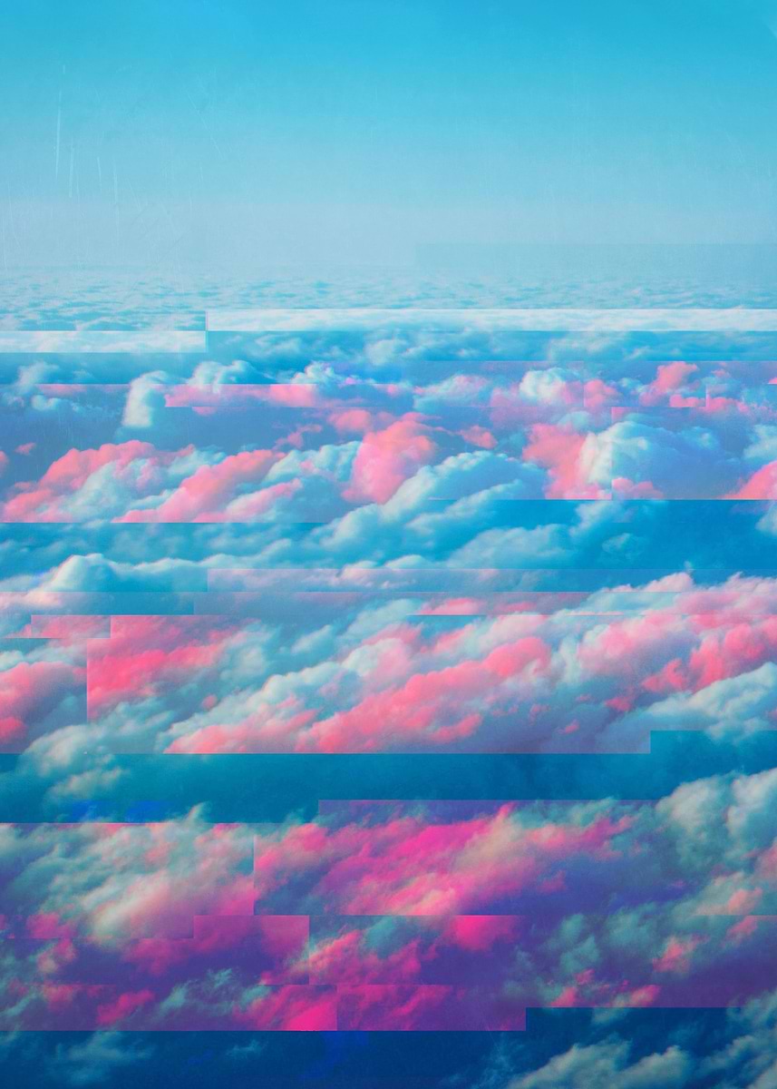'Parallel skies' Poster, picture, metal print, paint by Shorsh | Displate