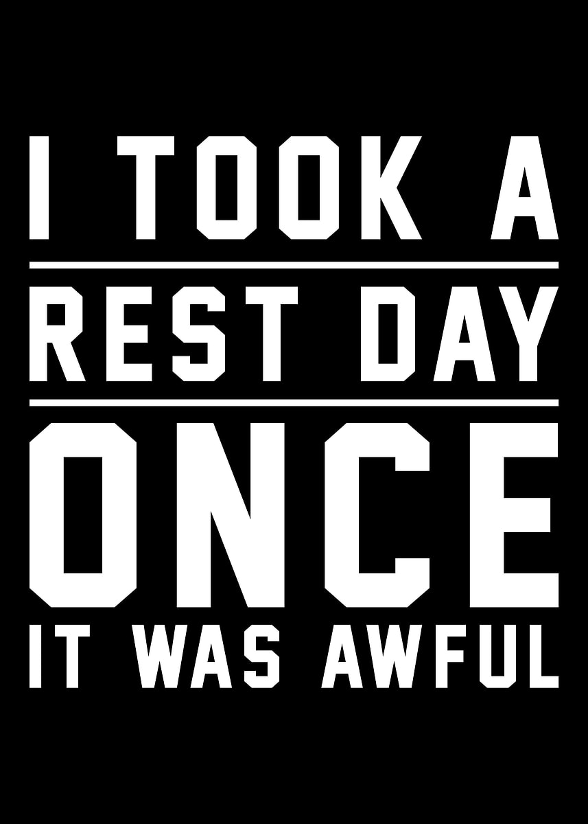'Rest Day' Poster, picture, metal print, paint by TheSpezialBrand ...