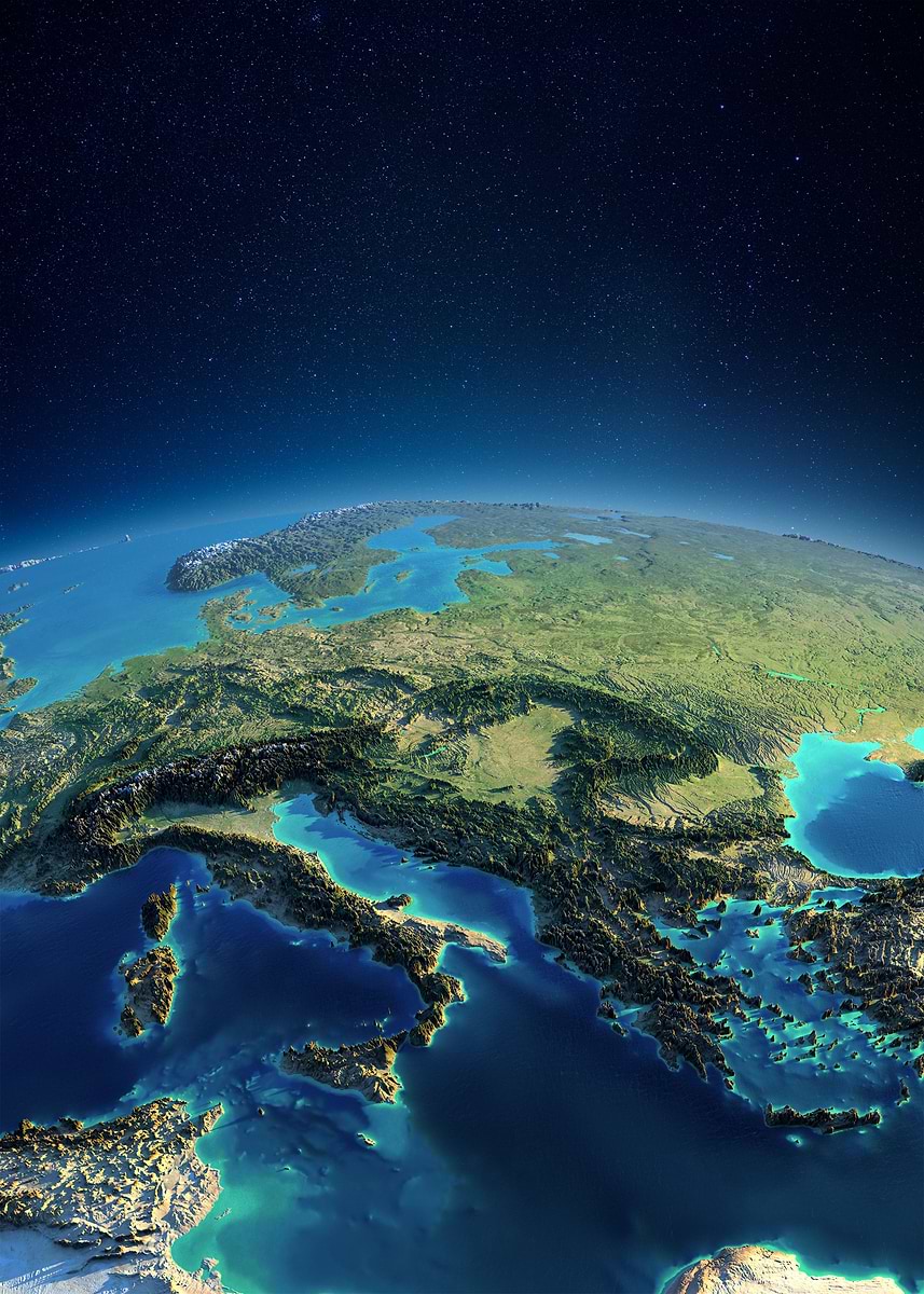 'Eastern Europe' Poster, picture, metal print, paint by DOA | Displate