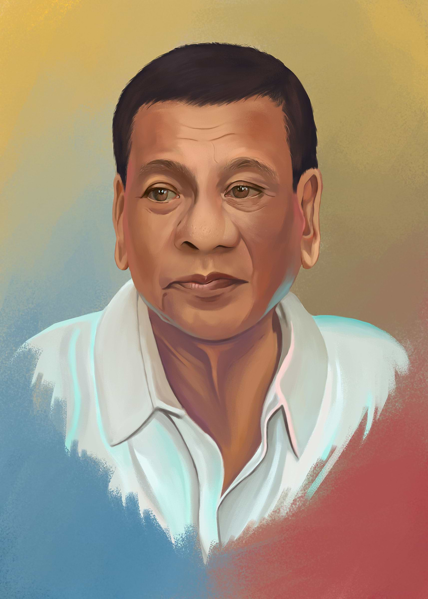 'Rodrigo Roa Duterte' Poster, picture, metal print, paint by Sensei ...