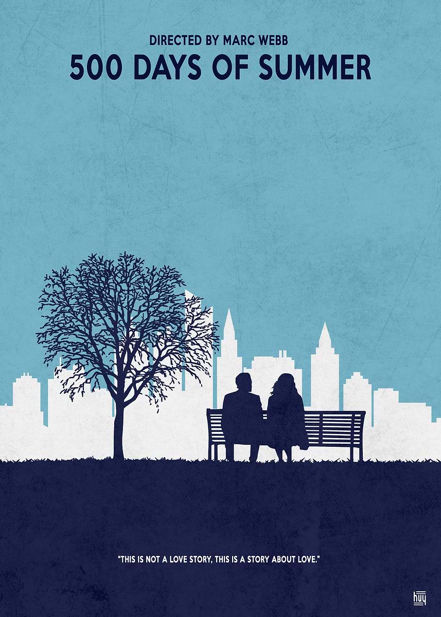 '500 Days Of Summer' Poster, picture, metal print, paint by 8UY Design ...