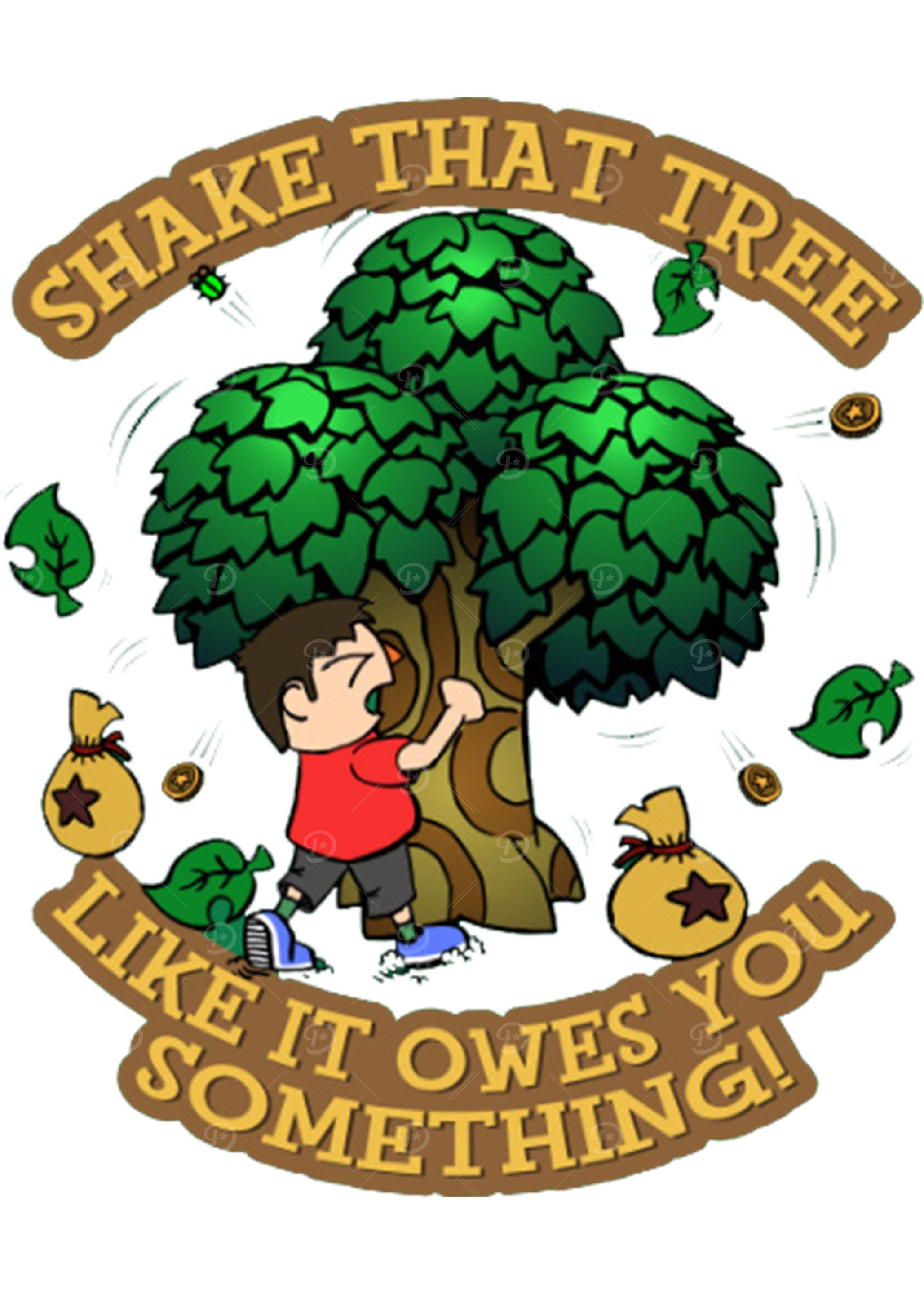 'Shake That Tree' Poster, picture, metal print, paint by MangArt | Displate