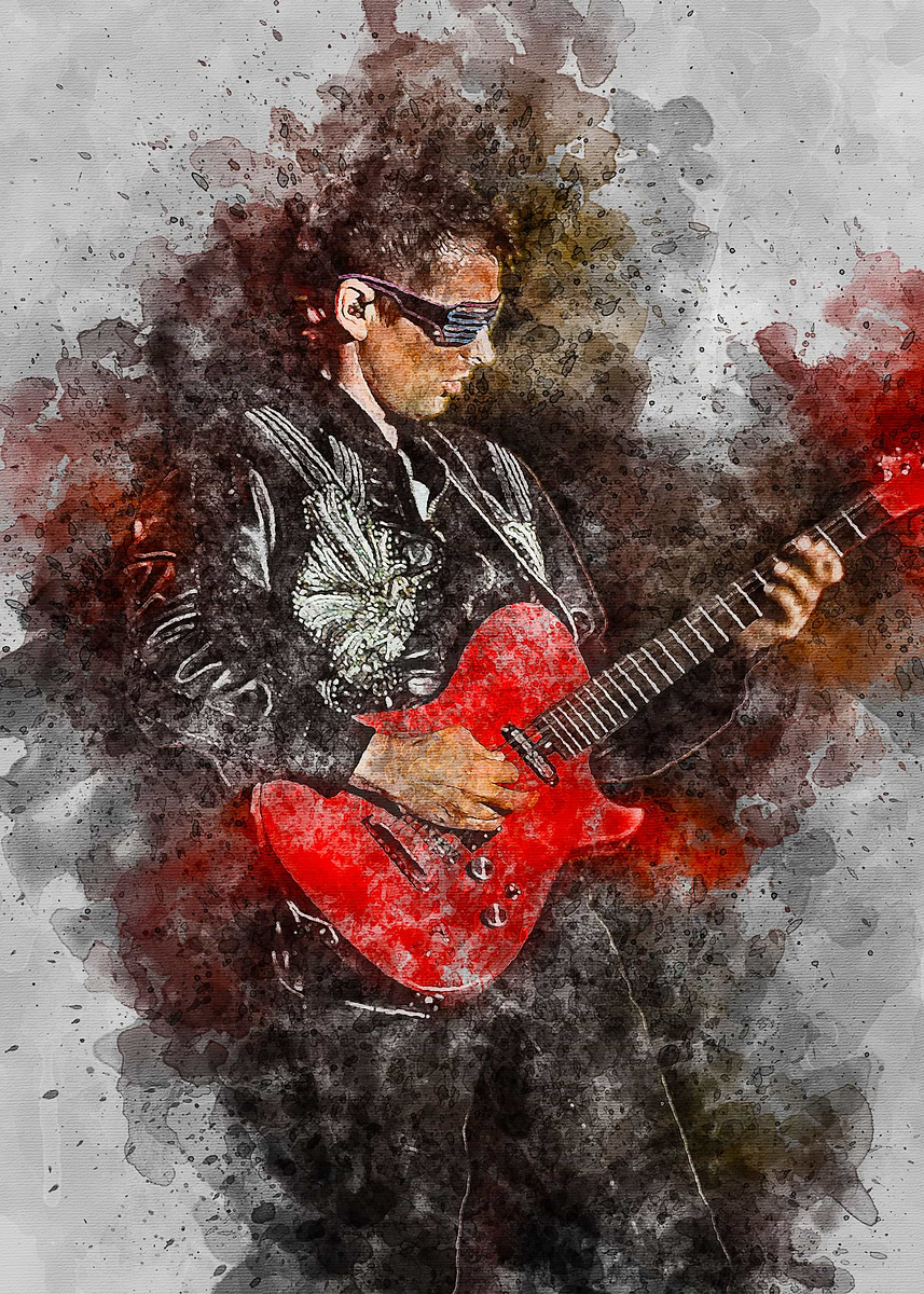 'MATT BELLAMY' Poster, picture, metal print, paint by BFM STUDIO | Displate