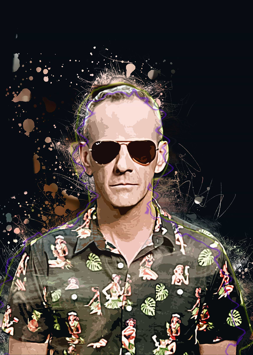 'Fatboy Slim' Poster, picture, metal print, paint by MDA STUDIO | Displate
