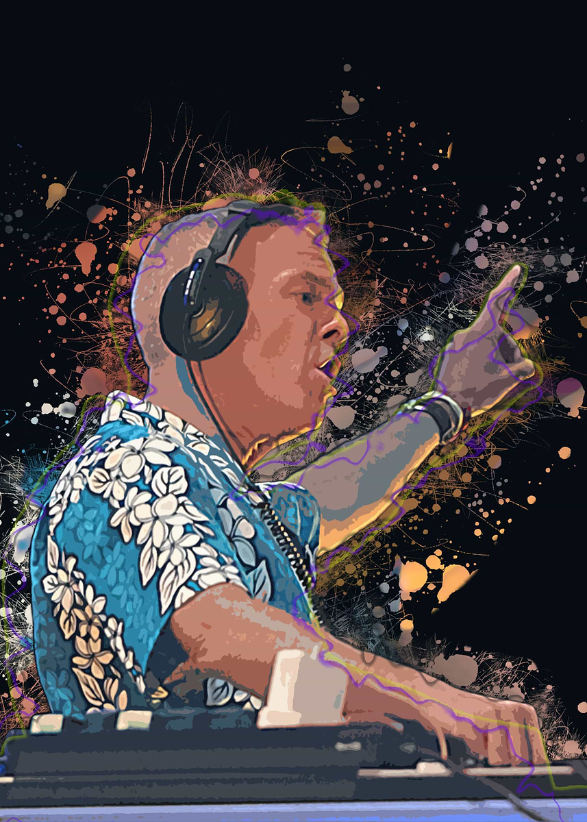 'Fatboy Slim' Poster, picture, metal print, paint by MDA STUDIO | Displate