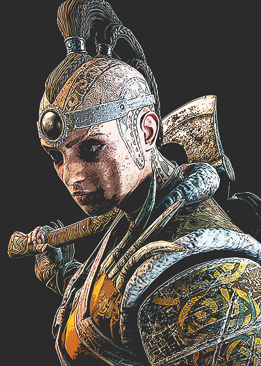 'Shaman For Honor' Poster, picture, metal print, paint by Erothical 415 ...