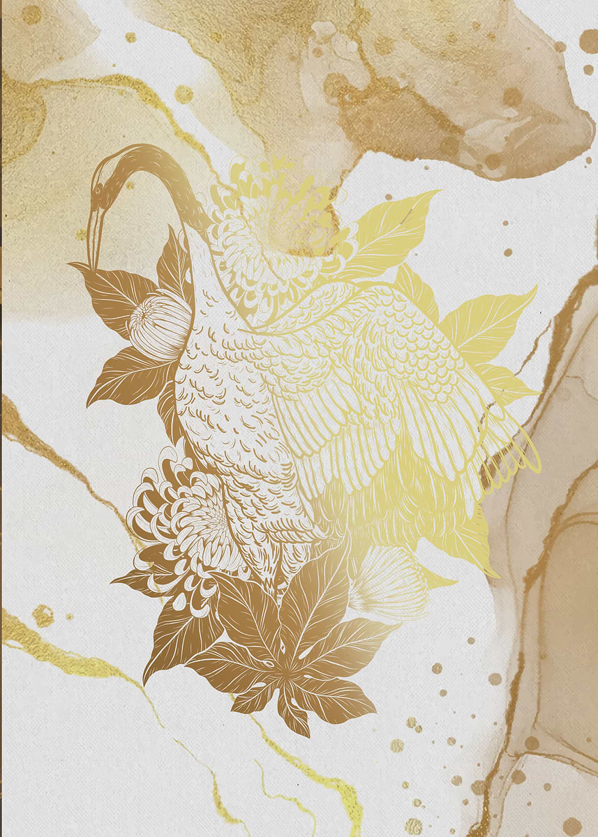 'Asian painting Gru 03' Poster, picture, metal print, paint by ...