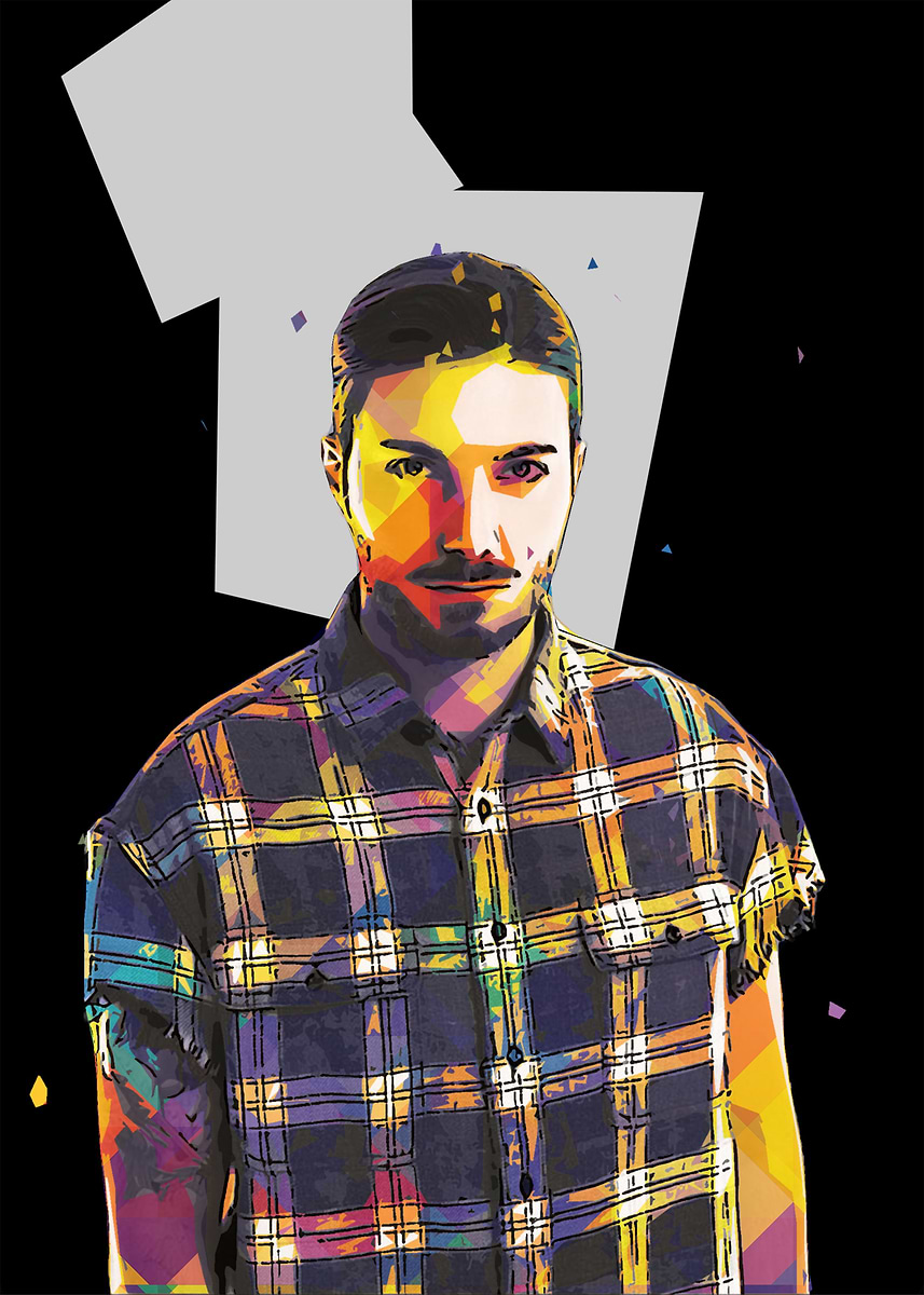 'Alesso' Poster, picture, metal print, paint by MDA STUDIO | Displate