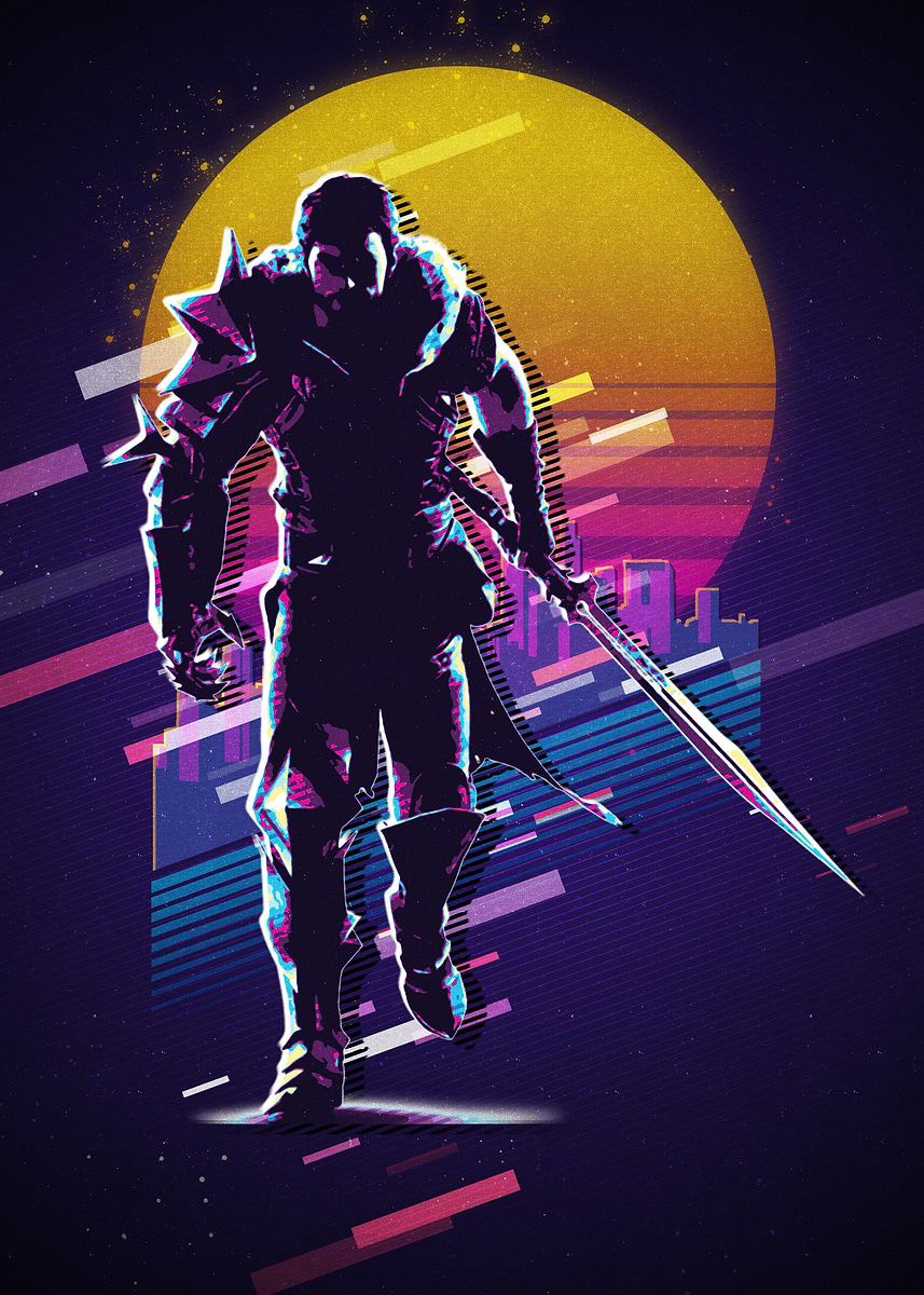 'CRPG Computer Role' Poster, picture, metal print, paint by Moranroy ...