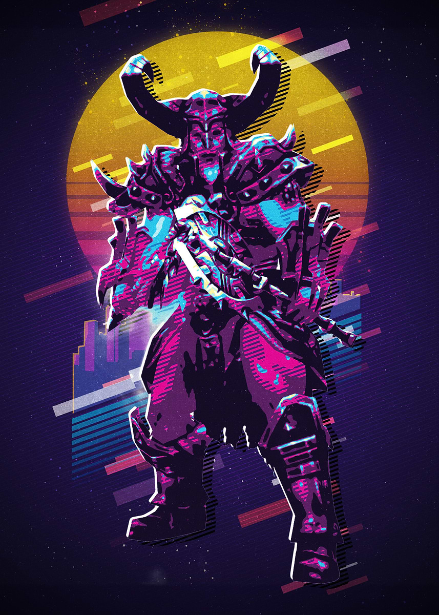 'CRPG Computer Role' Poster, picture, metal print, paint by Moranroy ...