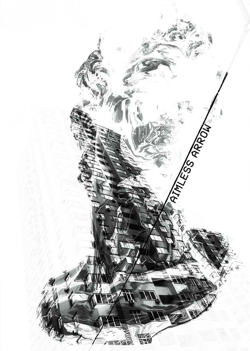 'Aimless Arrow' Poster, picture, metal print, paint by Serg Kalahur ...
