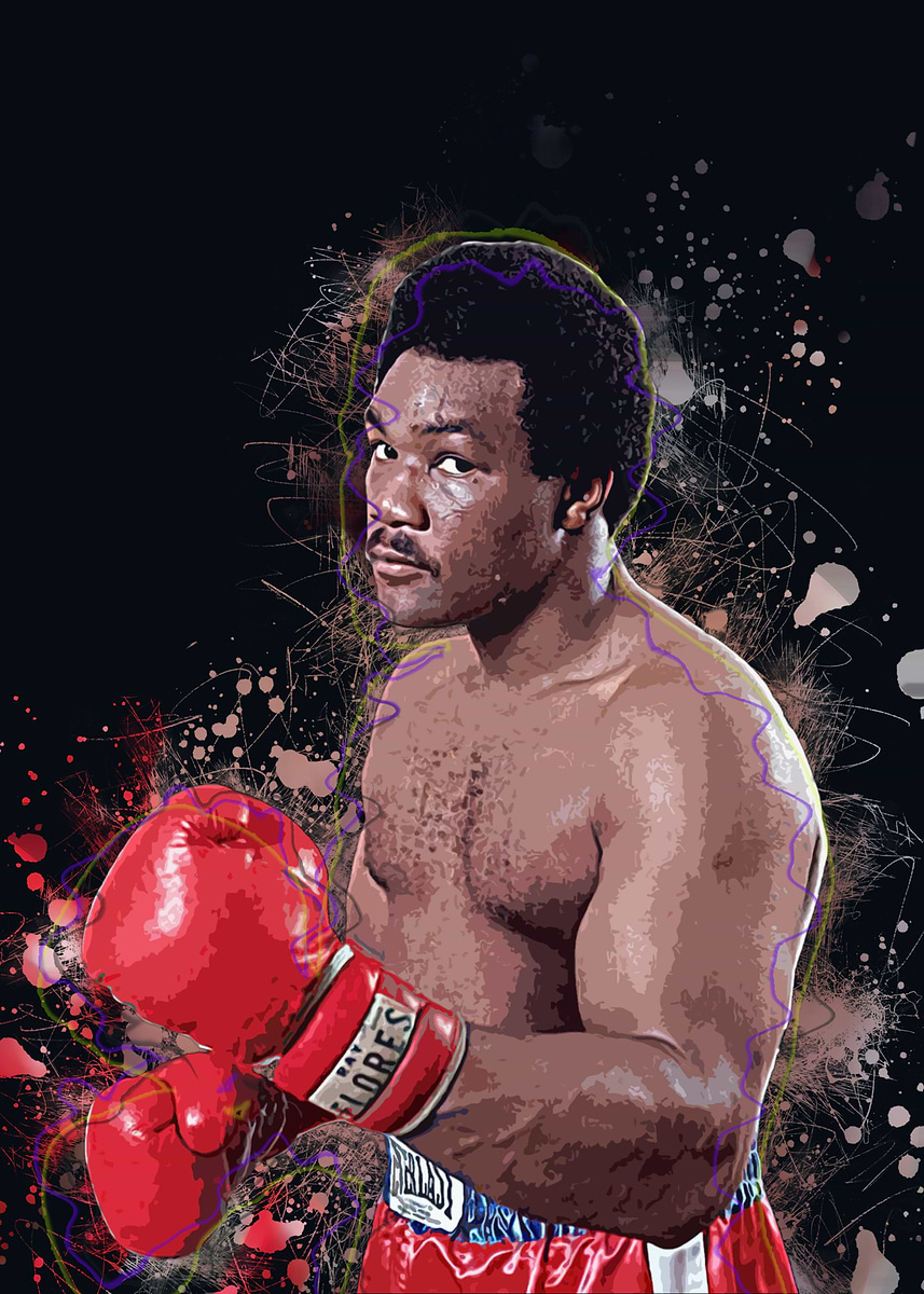'George Foreman' Poster, picture, metal print, paint by ONONMADE STUDIO ...