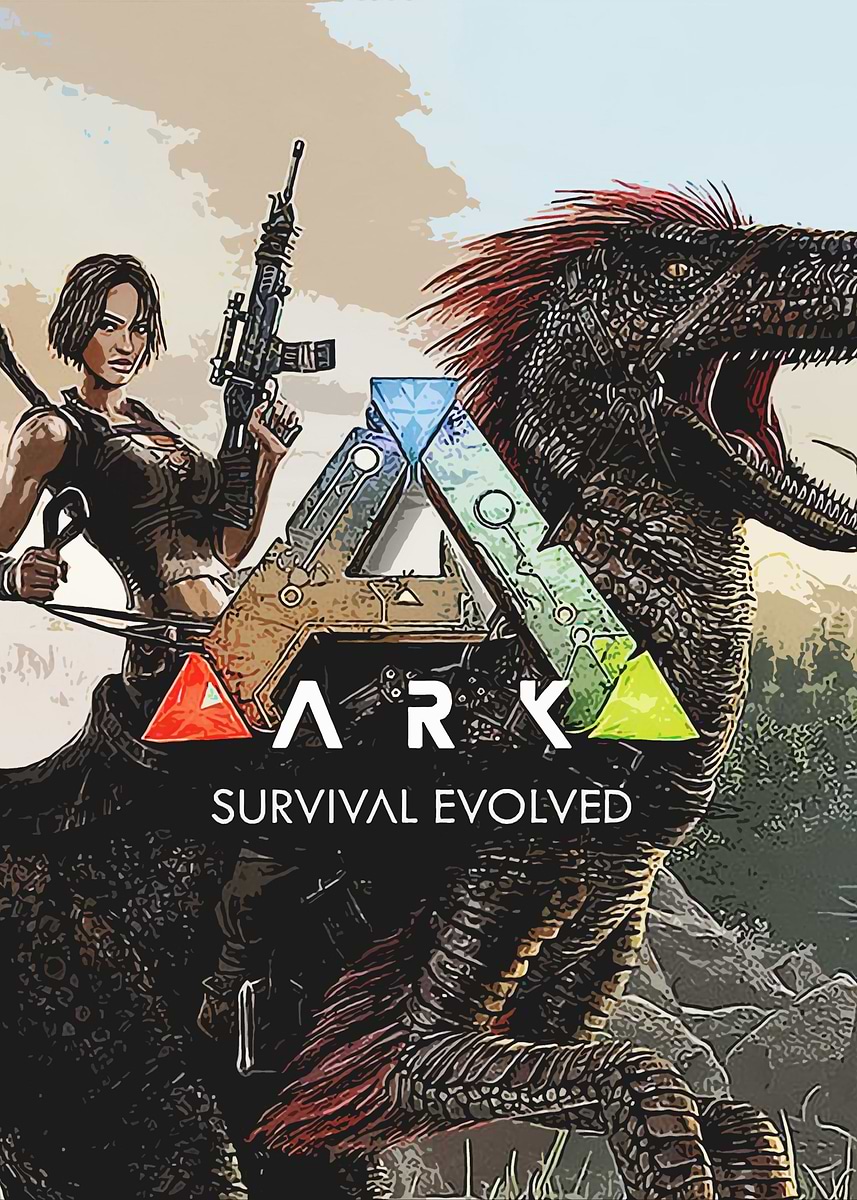 'Ark Survival evolved' Poster, picture, metal print, paint by Erothical ...