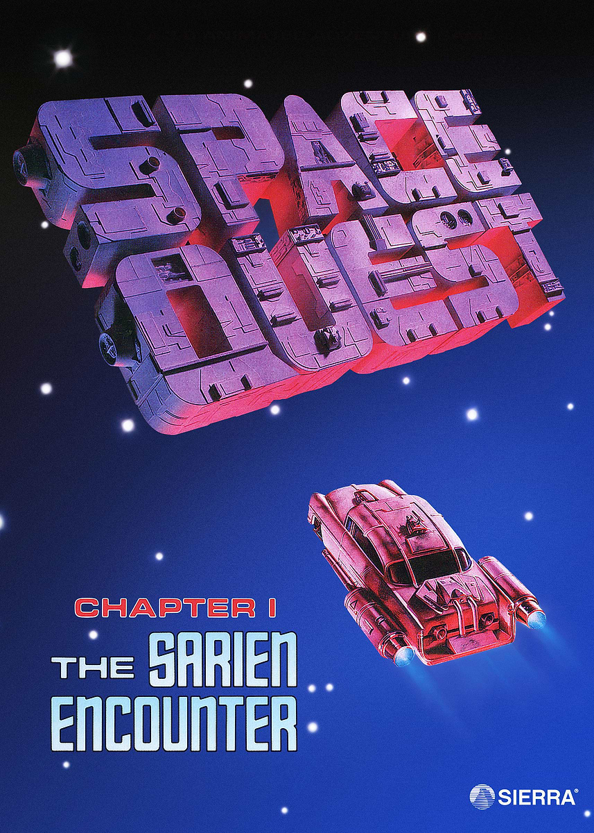 'Space Quest 1' Poster, picture, metal print, paint by ...