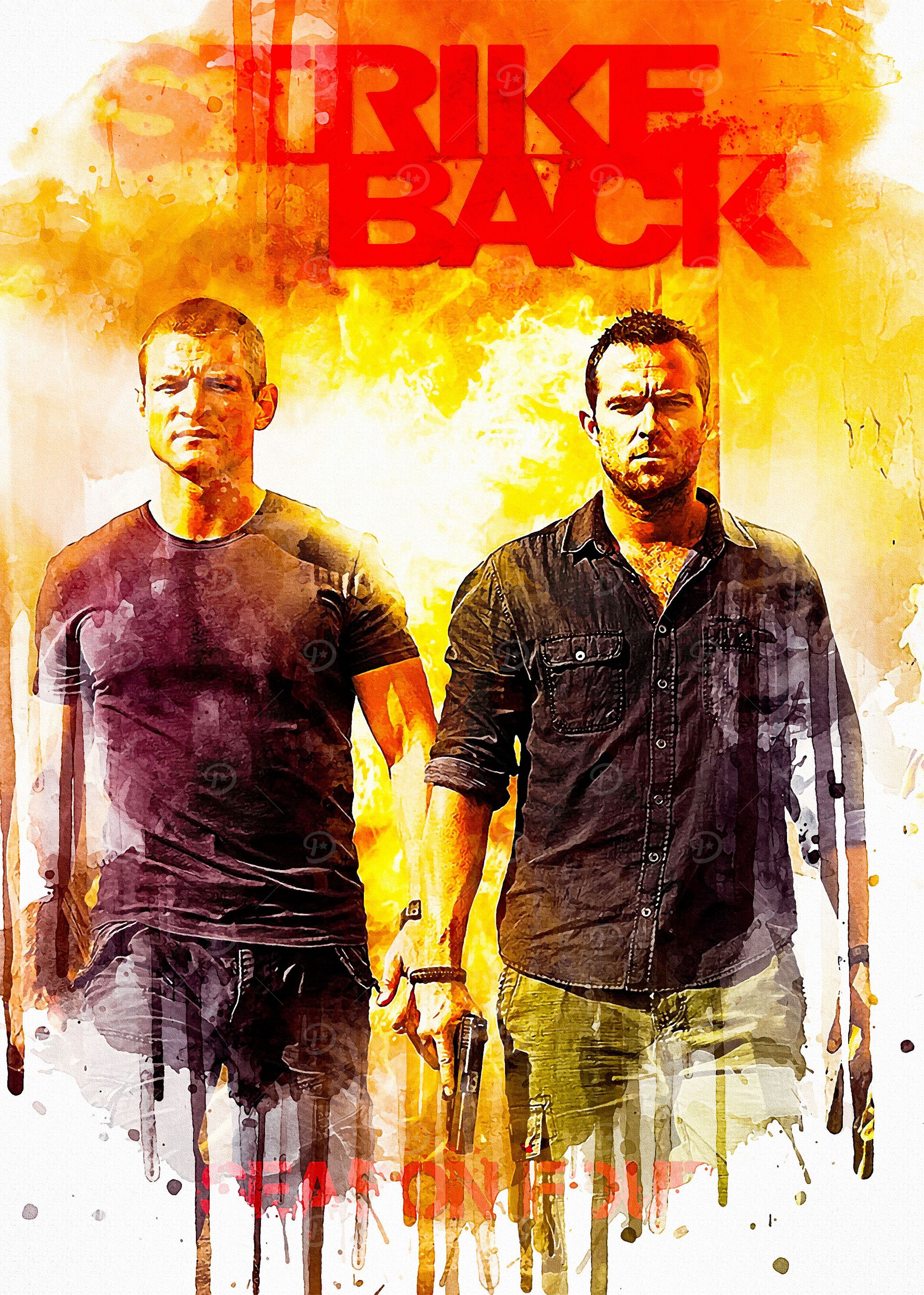 'Strike Back 3' Poster, picture, metal print, paint by Vivienne Raymond ...