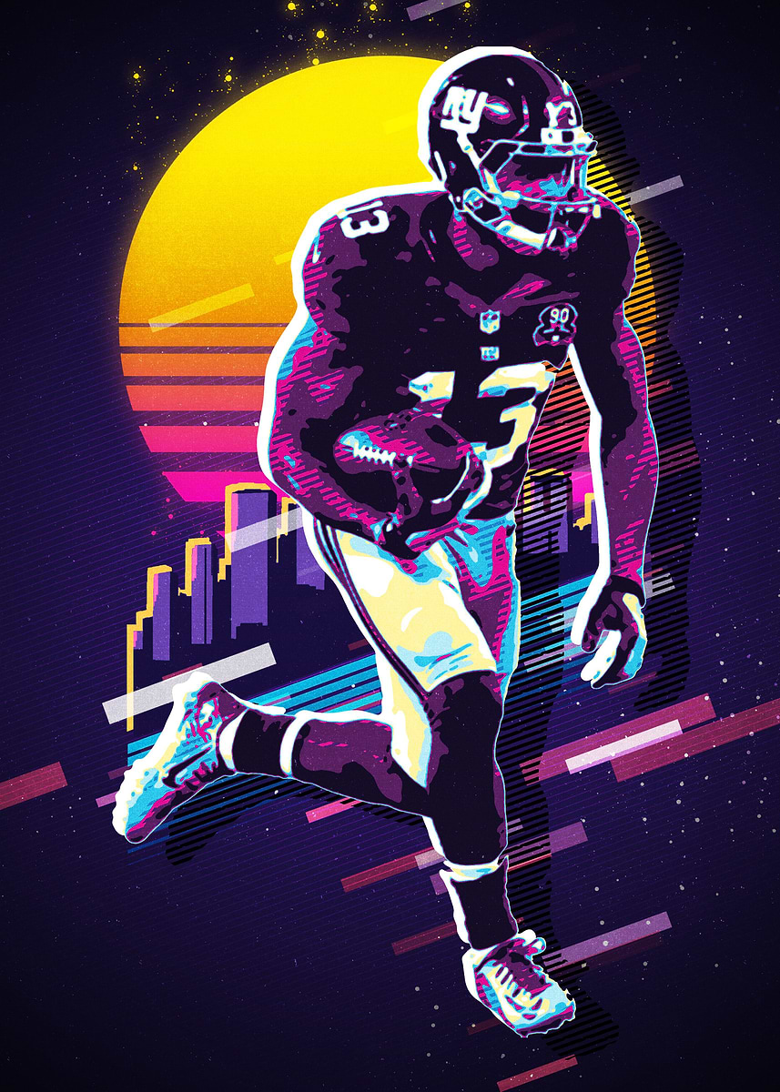 'Favourite football player' Poster, picture, metal print, paint by ...