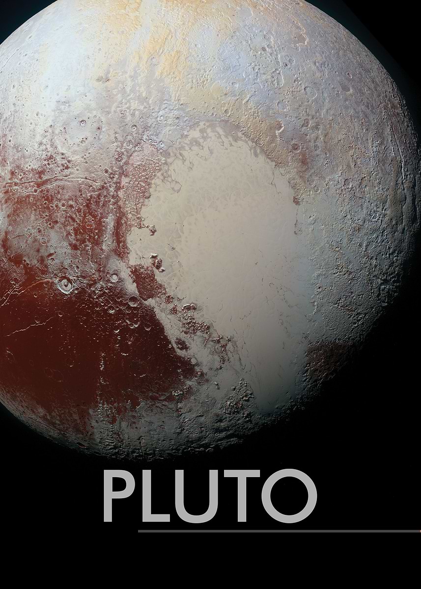 'PLUTO SOUTH CLAY' Poster, picture, metal print, paint by Atomic ...