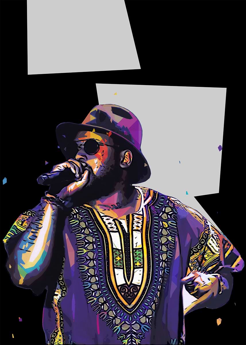 'Schoolboy Q ' Poster, picture, metal print, paint by OOM TEAM | Displate
