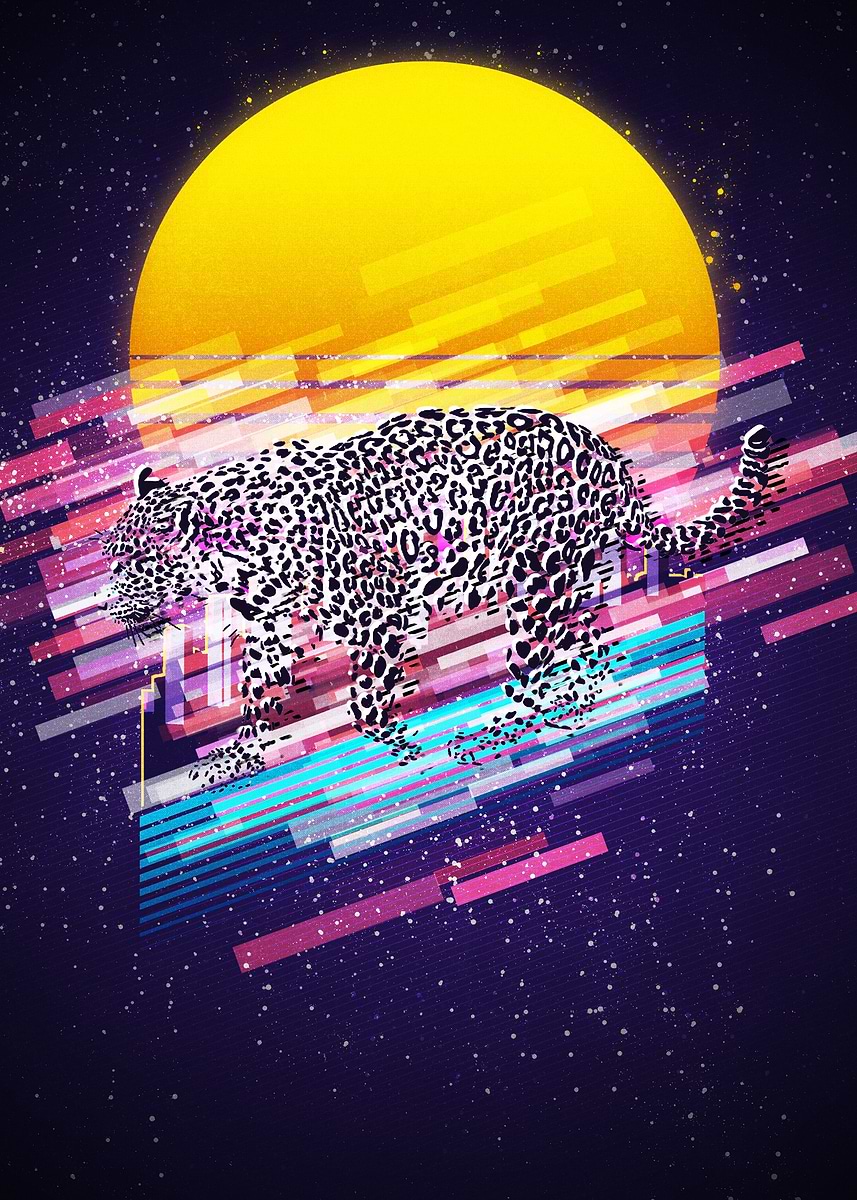 'Amur Leopard' Poster, picture, metal print, paint by colongreer | Displate