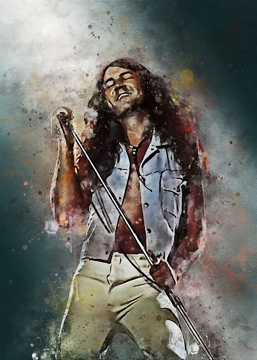 'Ian Gillan new 3' Poster, picture, metal print, paint by Muhammad ...