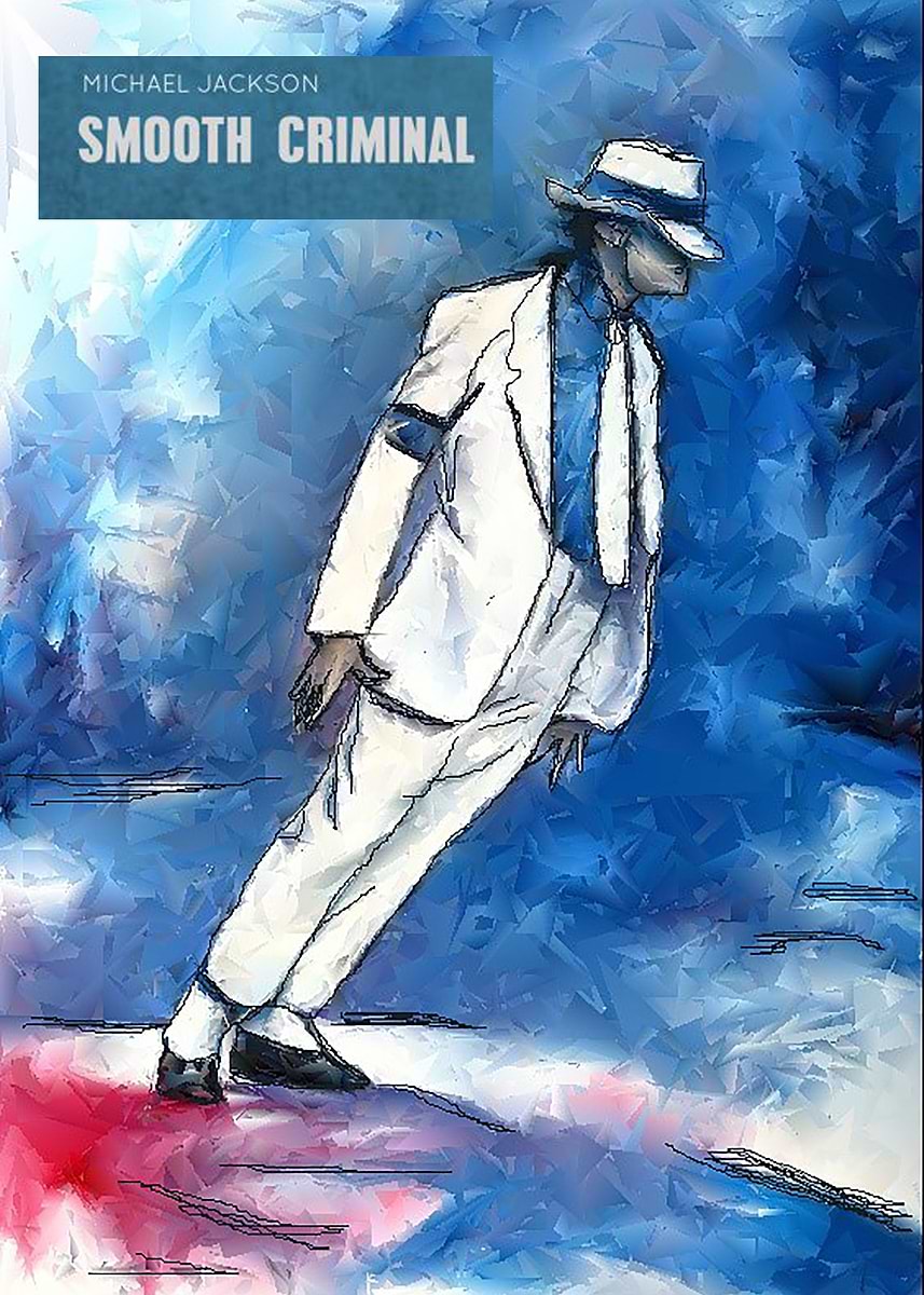 'Smooth Criminal' Poster, picture, metal print, paint by Richelle ...
