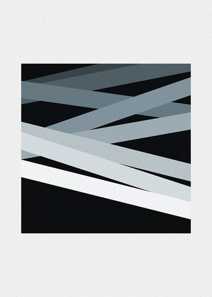 'Crossing lines' Poster, picture, metal print, paint by Iurii Vlasenko ...