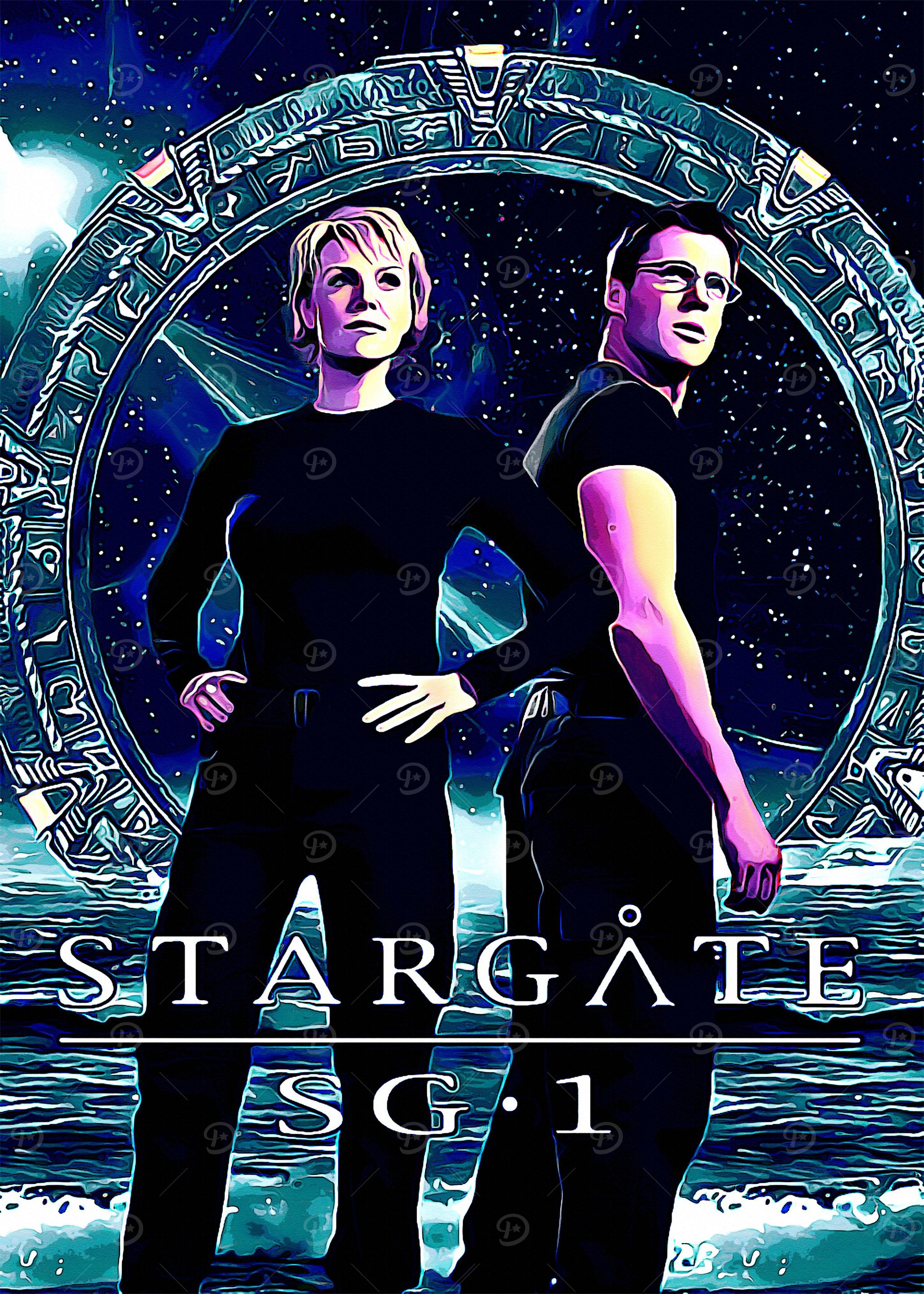 'Stargate Sg 1 9' Poster, picture, metal print, paint by Katerina Lim ...
