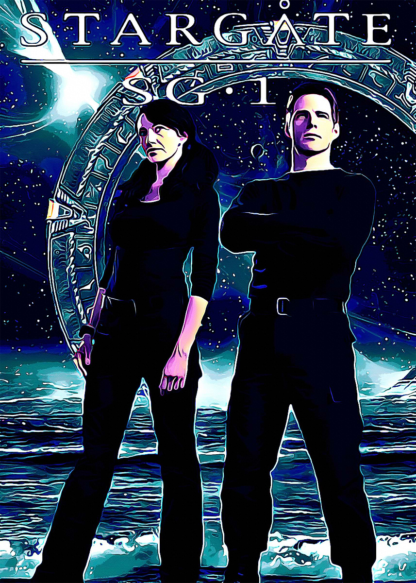 'Stargate Sg 1 11' Poster, picture, metal print, paint by Kaye Luca ...