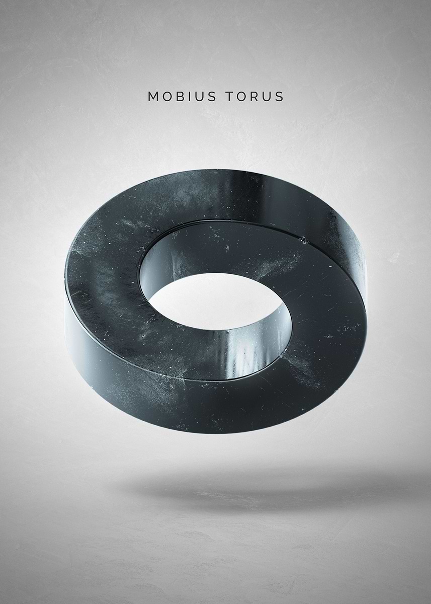 'Mobius Torus' Poster, picture, metal print, paint by Steven Olver ...