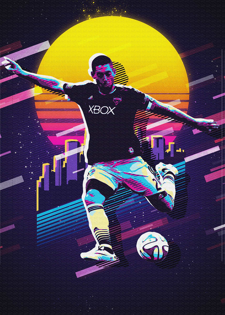 'Clint Dempsey' Poster, picture, metal print, paint by hornolsen | Displate