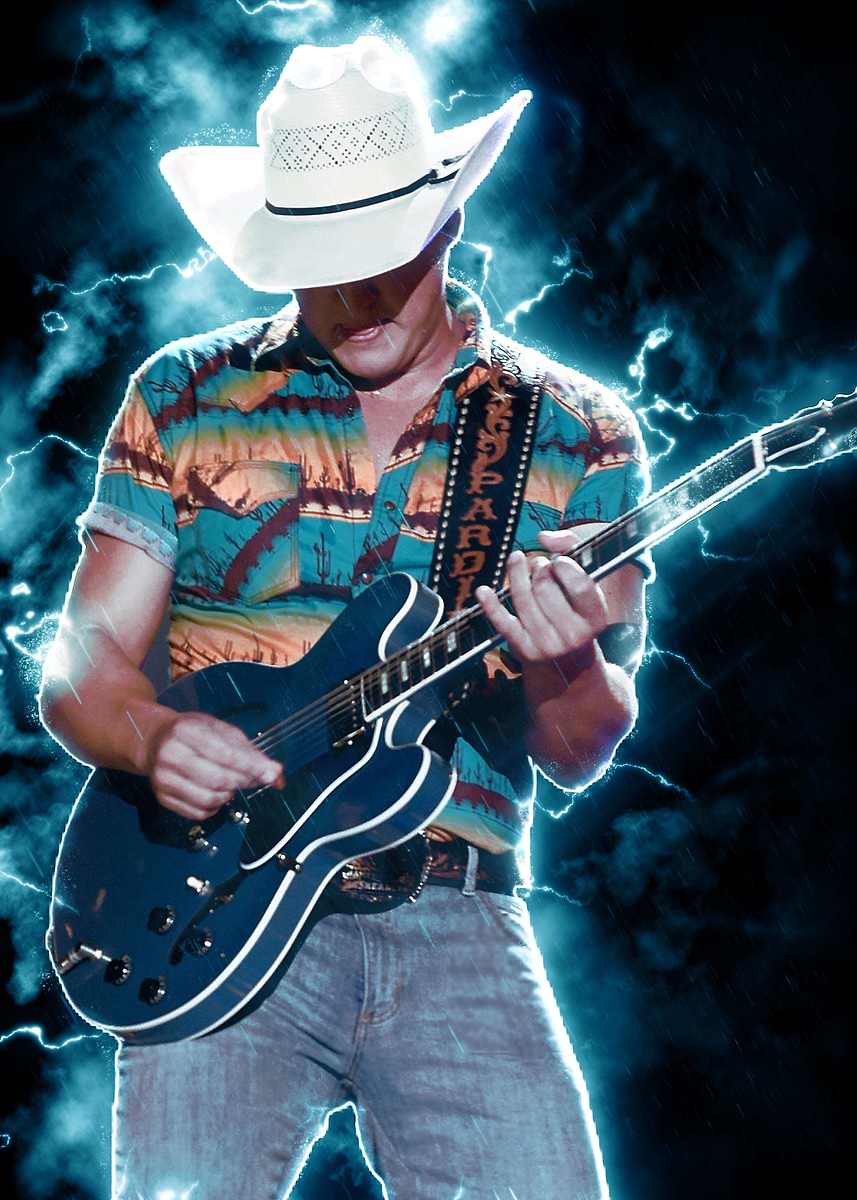 'Jon Pardi' Poster, picture, metal print, paint by Mcgilvery Colby ...