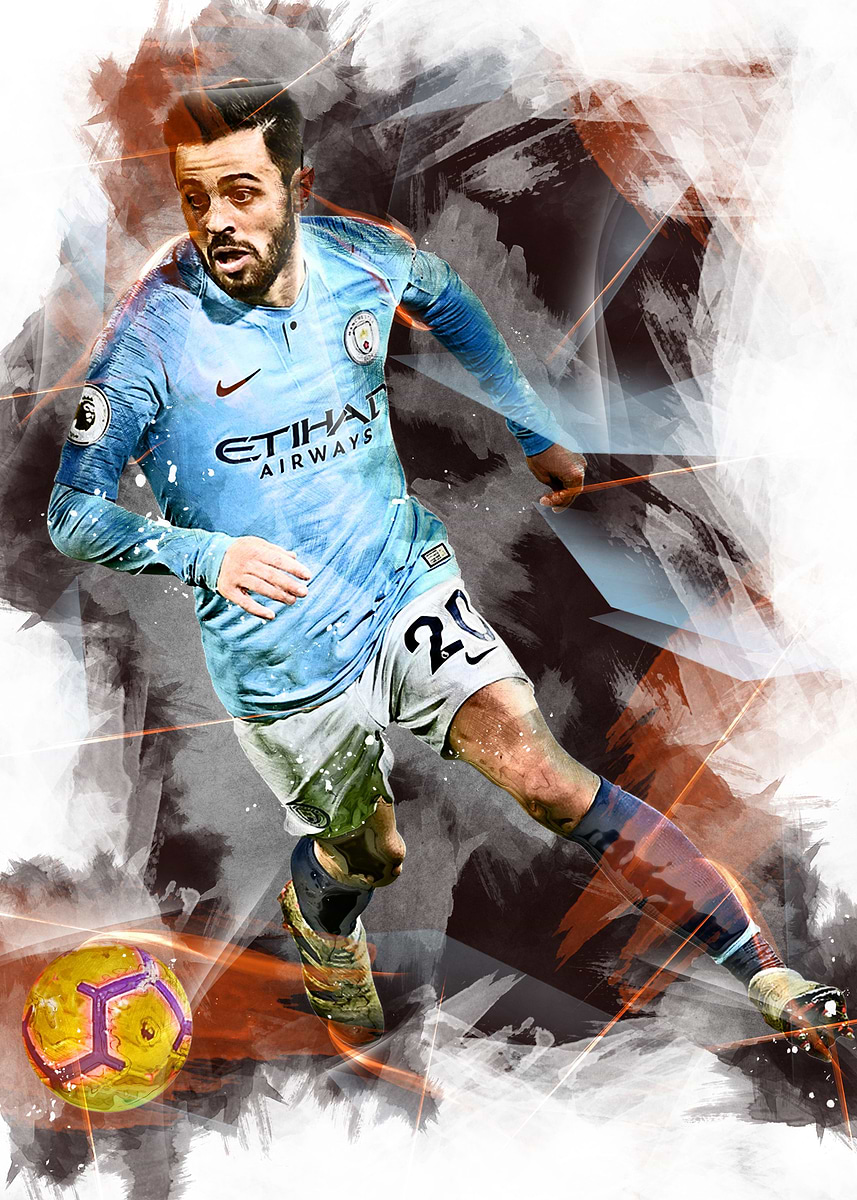 'Bernardo Silva' Poster, picture, metal print, paint by Mcgilvery Colby ...