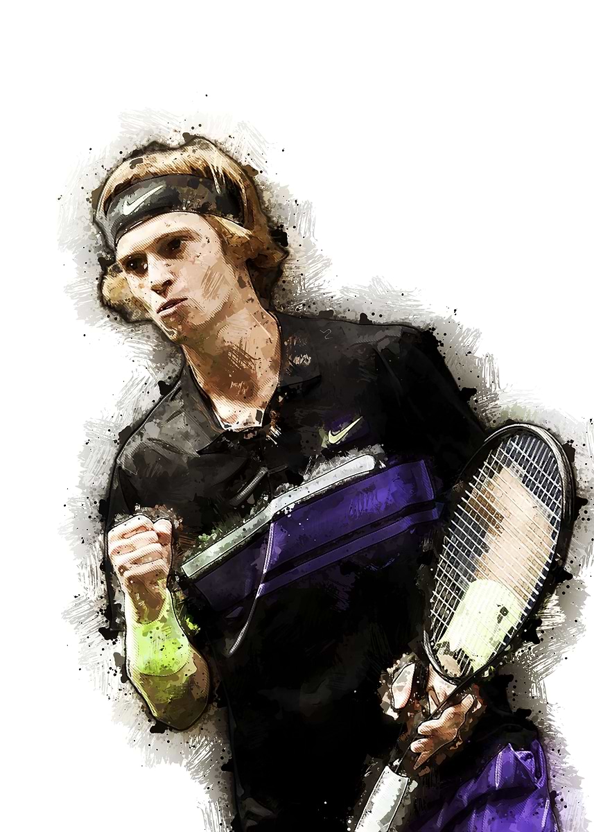 'Andrey Rublev' Poster, picture, metal print, paint by VEC Group | Displate