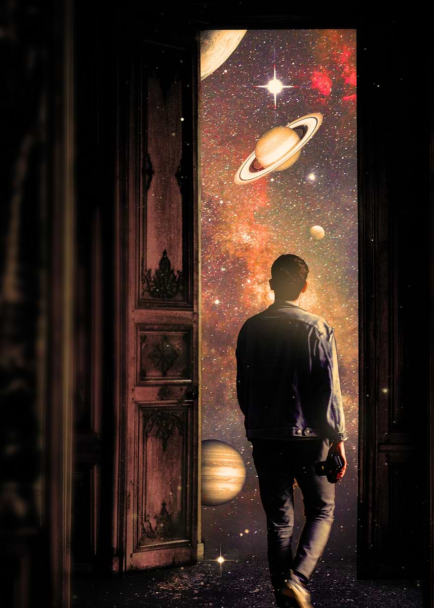 'Curious' Poster, picture, metal print, paint by Nicebleed | Displate