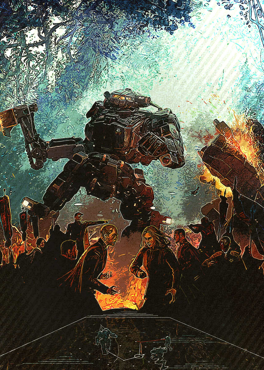 'BattleTech' Poster, picture, metal print, paint by Erothical 415 ...