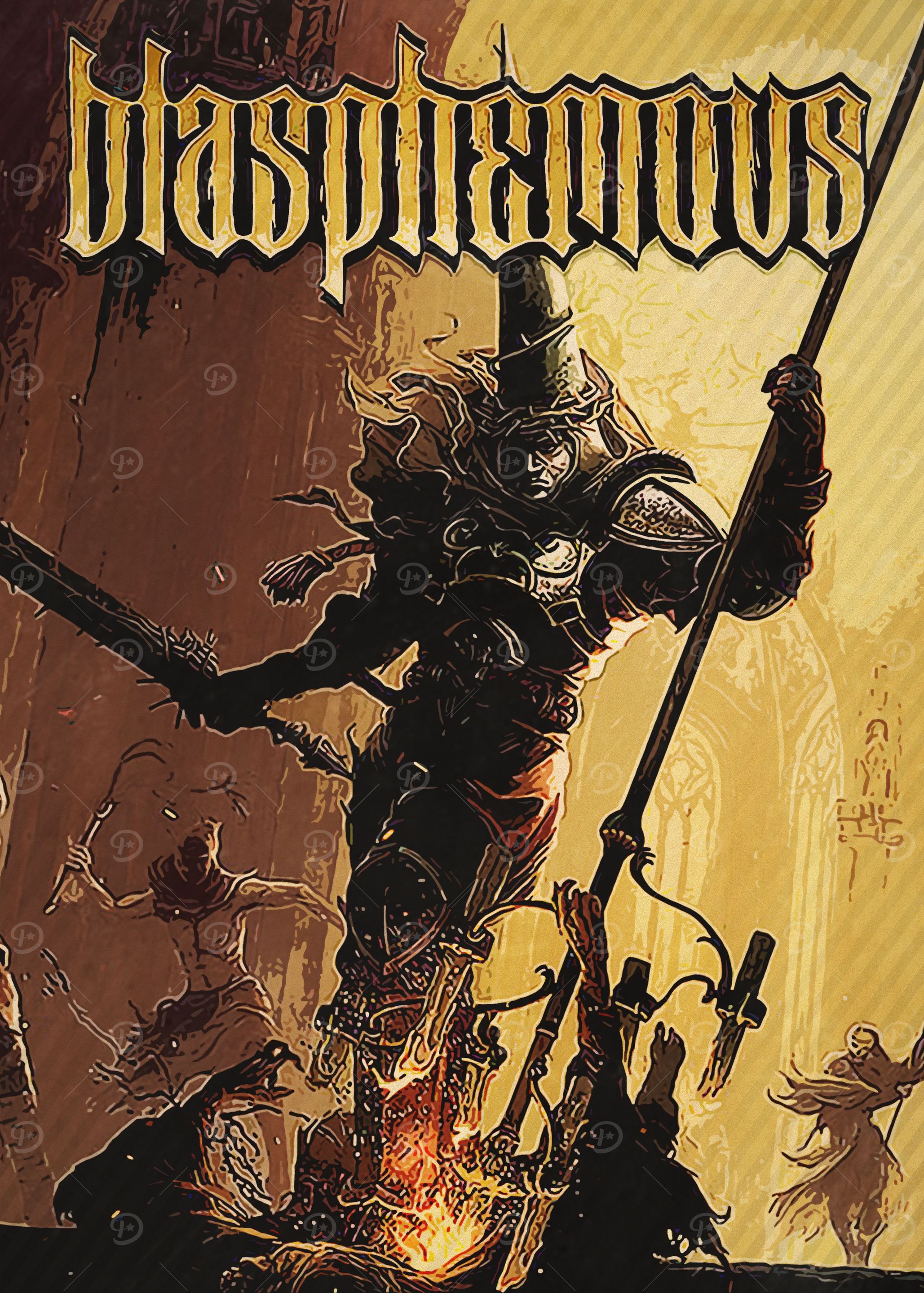 'Blasphemous' Poster, picture, metal print, paint by Erothical 415 ...