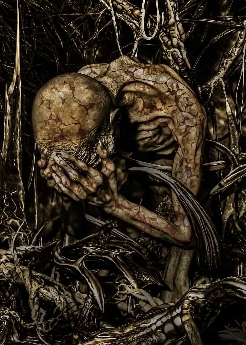 'THE SUFFER' Poster, picture, metal print, paint by ELTOROFX74 | Displate