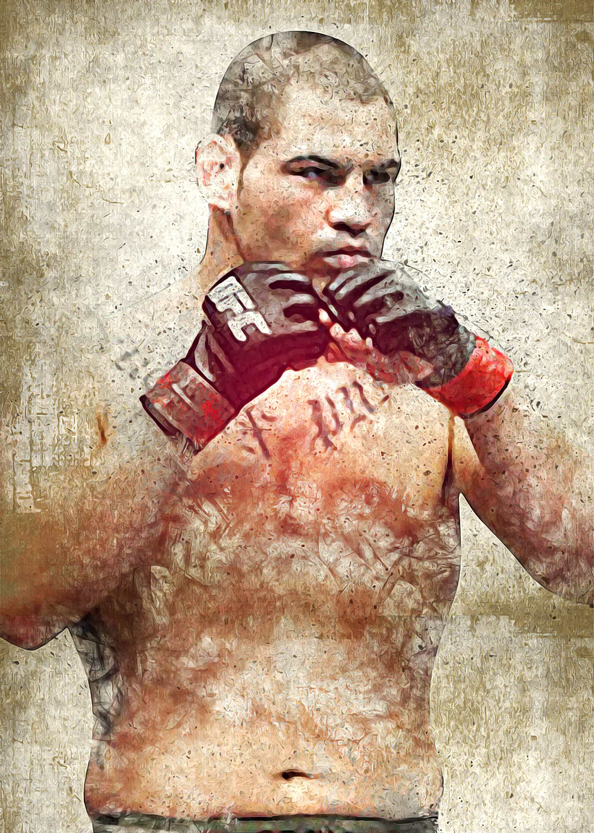 'Cain Velasquez' Poster, picture, metal print, paint by Defi Saul ...