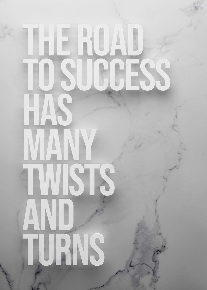 'motivational quote' Poster, picture, metal print, paint by ...