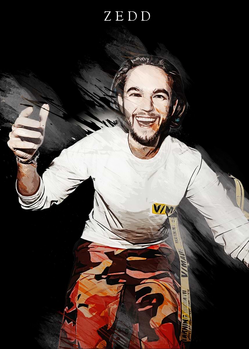 'Zedd ' Poster, picture, metal print, paint by MDA STUDIO | Displate
